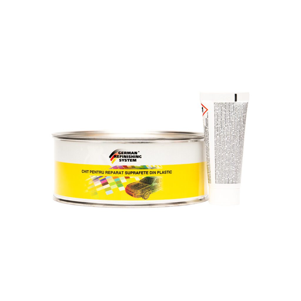 Chit auto pentru plastic + intaritor cutie 1 kg German Refinishing ...